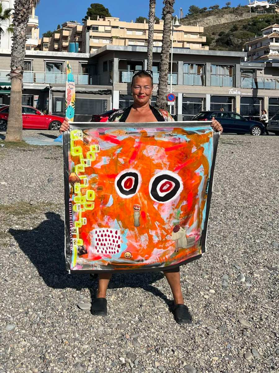 Tavlor på vift… i Spanien – LOTTA TAMBA